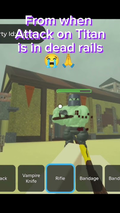 AoT in dead rails is crazy 😭🙏 #roblox #robloxedit #deadrails #deadrailsroblox #deadrailsupdate ...
