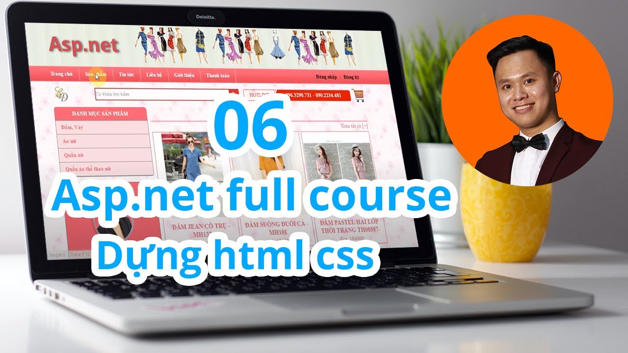 6. Dựng html, css từ các giao diện đã thiết kế - Thiết kế website bán ...
