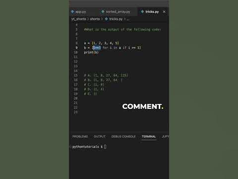 Python Puzzlers: A Brain Teaser Quiz to Boost Your Coding Skills New Series - 12 #python - YouTube
