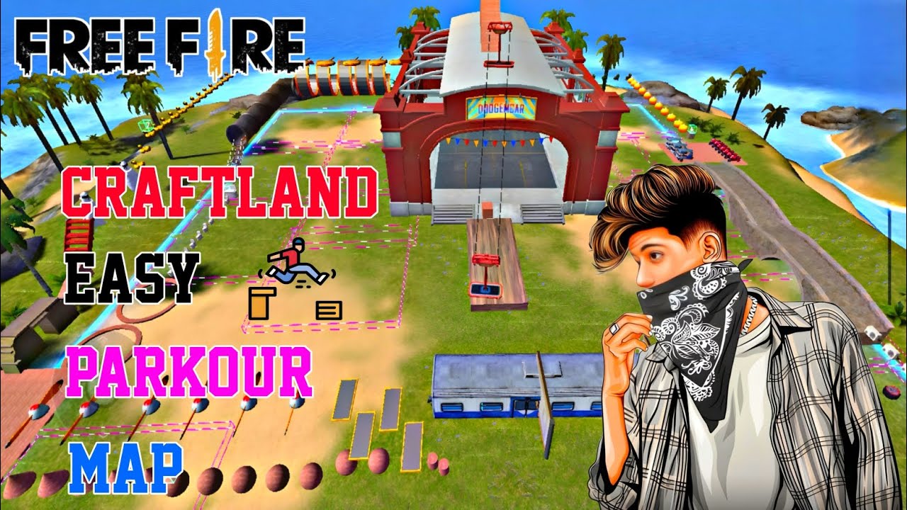 Free Fire Easy Parkour Map Code || Craftland Map Code || ff Parkour Map Code || - YouTube