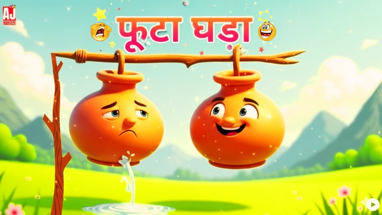 Foota Ghada Story in Hindi | Moral Story for Kids | Animated Hindi ...