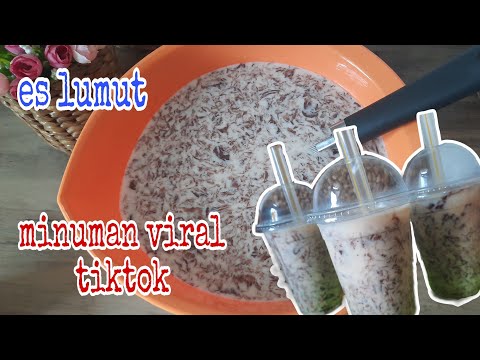 Minuman kekinian viral SETIKTOK ES LUMUT,cuman diaduk untungnya banyak, cocok untuk ide jualan