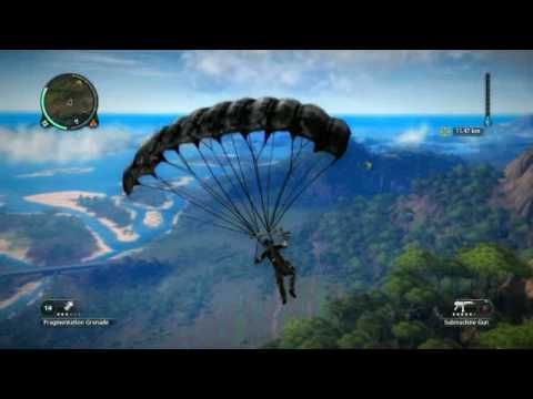 Just Cause 2 Jet Parachute - YouTube