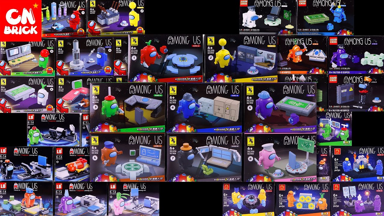 Unoffical LEGO COLLECTION 2021 AMONG US MINIFIGURES SET 1 - YouTube