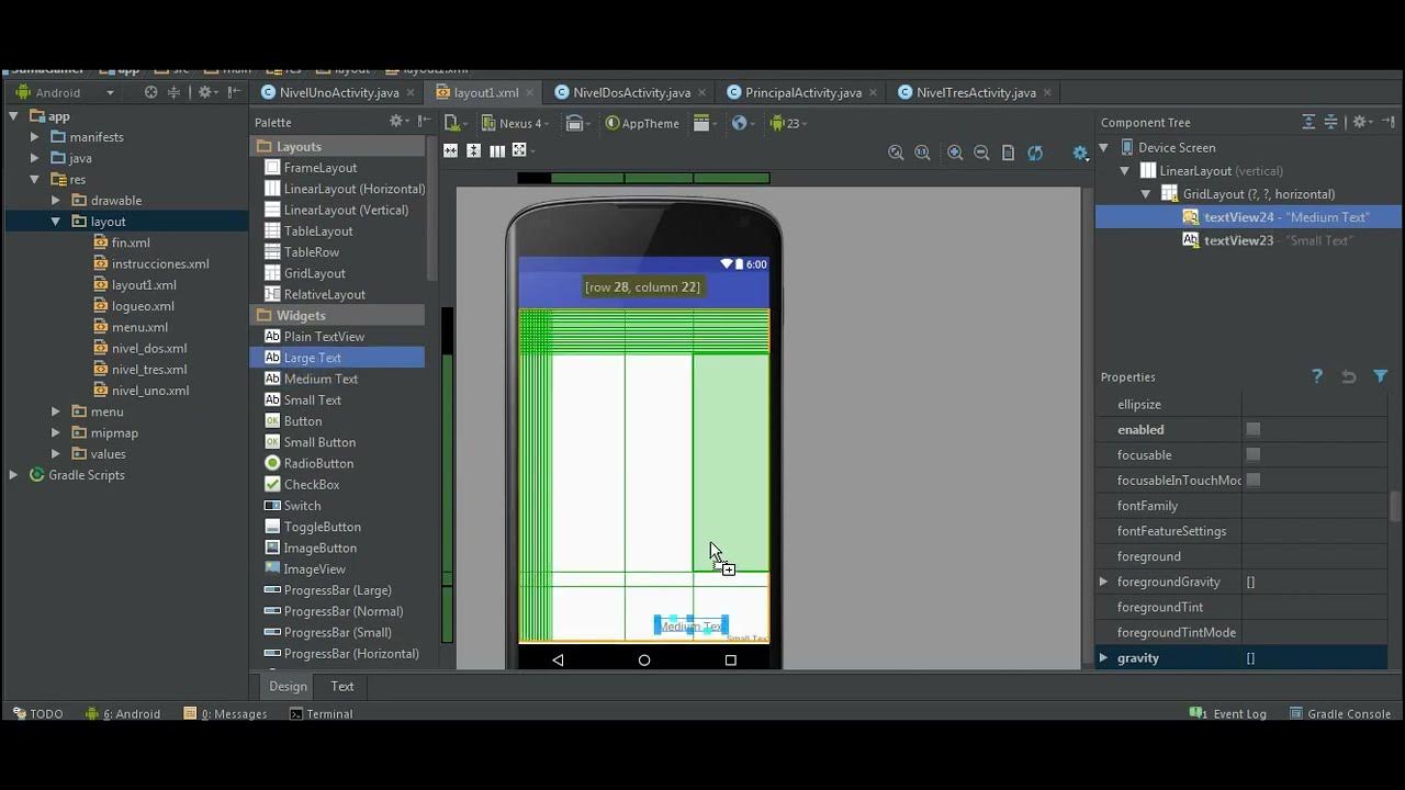 Usos de Layouts en Android Studio 📱 - YouTube