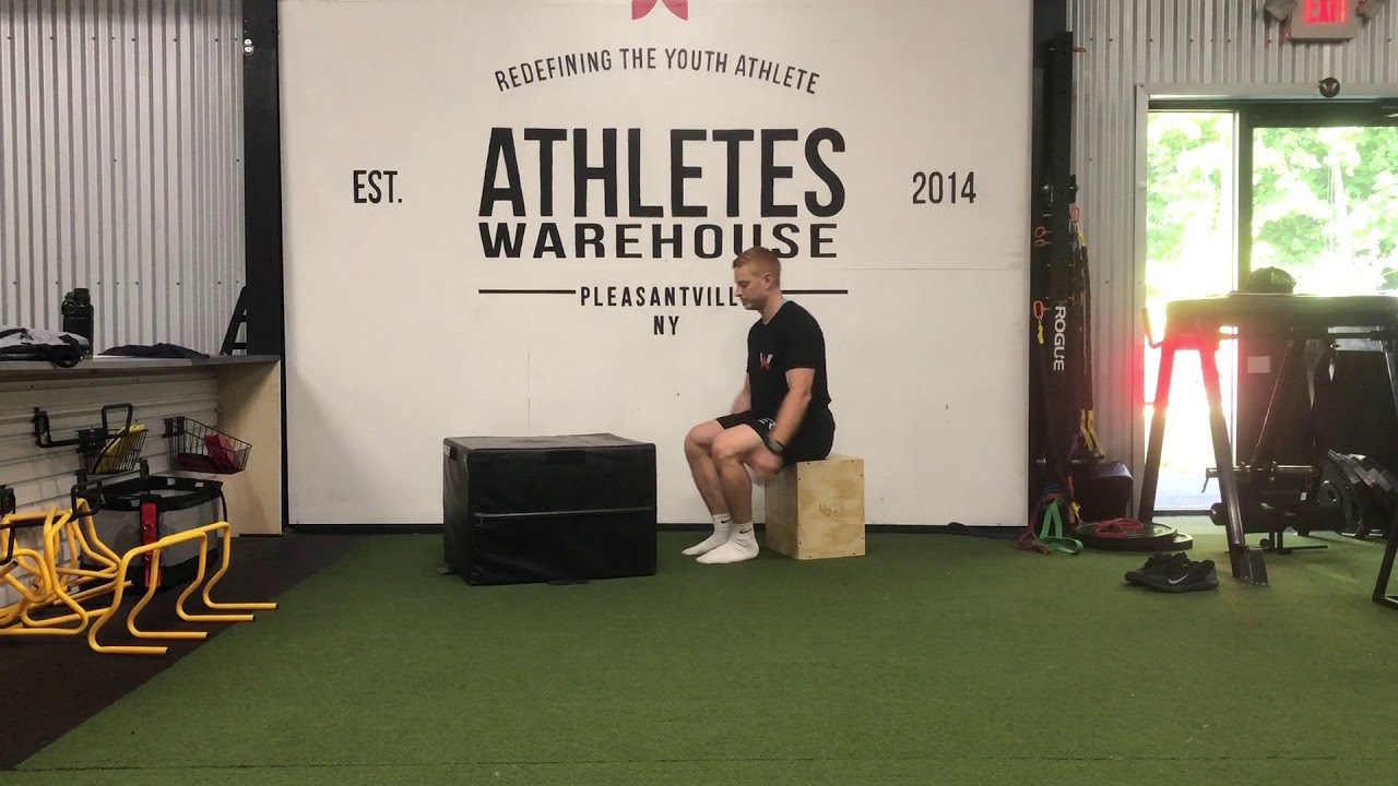 2.10 Seated Straight Leg Box Jump - YouTube