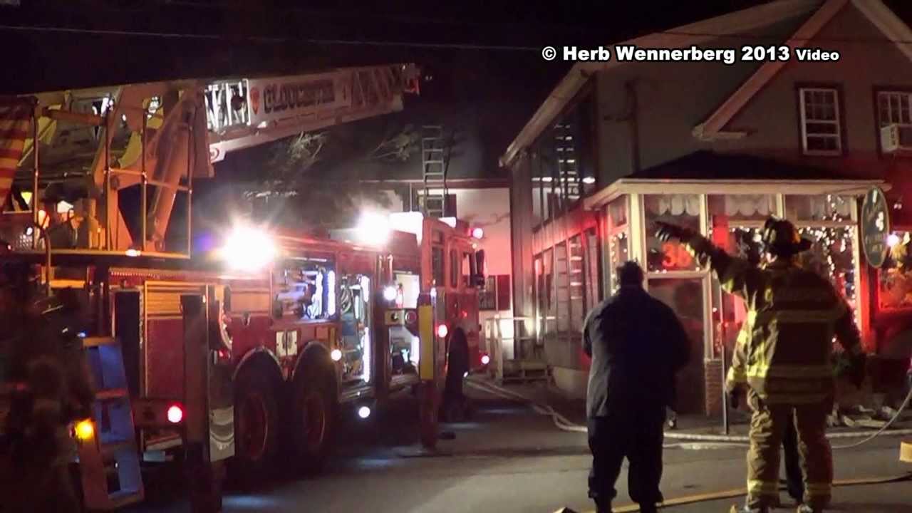 Fire at Railroad Ave. in Gloucester. Ma. - YouTube