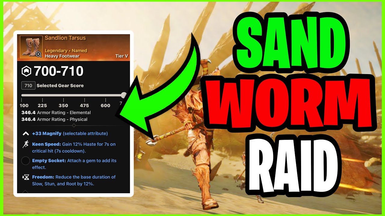 New World SandWorm DPS Pov & Gear | Hudsonland Server *Update* - YouTube