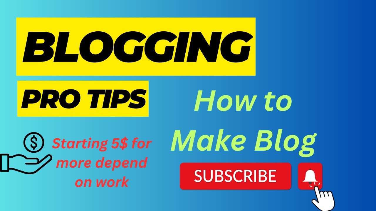 What is Blogging (2023) How to Make Money from Blogging | BLOGGING ...