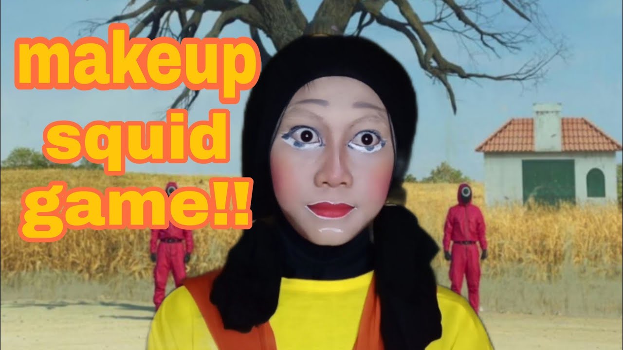 Squid game makeup tutorial - tergampang - YouTube