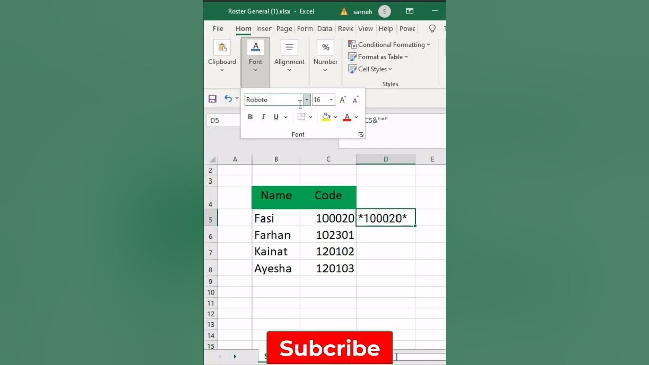 Conversion Of Number To Barcode In Excel Shorts Excel SamehUlhaq conversion-of-number-to-barcode-in-excel-shorts-excel-samehulhaq