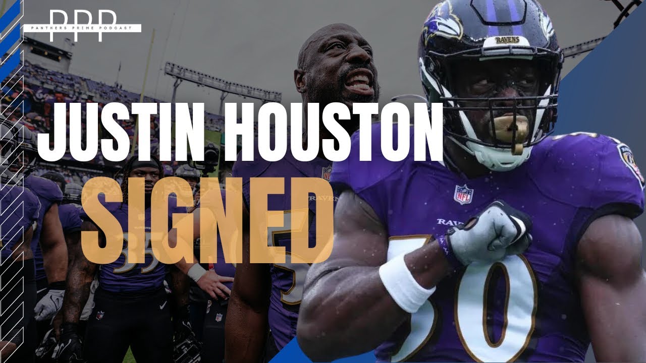 Carolina Panthers Signed LB Justin Houston - YouTube