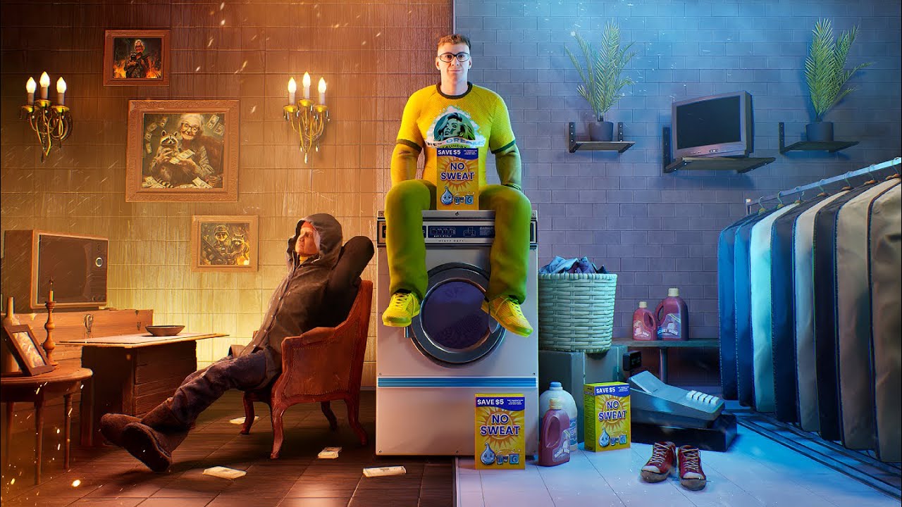 Laundering Simulator - Clean Cash and Laundry - Part 1 - YouTube