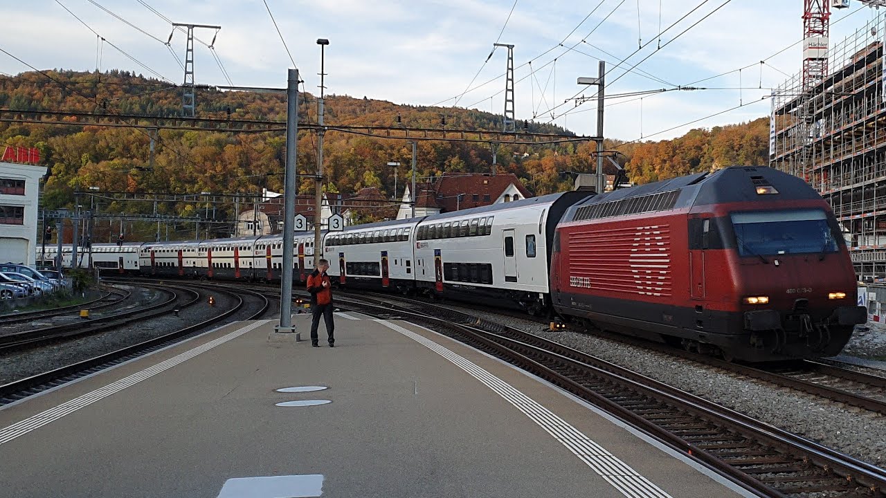 SBB IC 2000/2020 einfahrt in Baden - YouTube