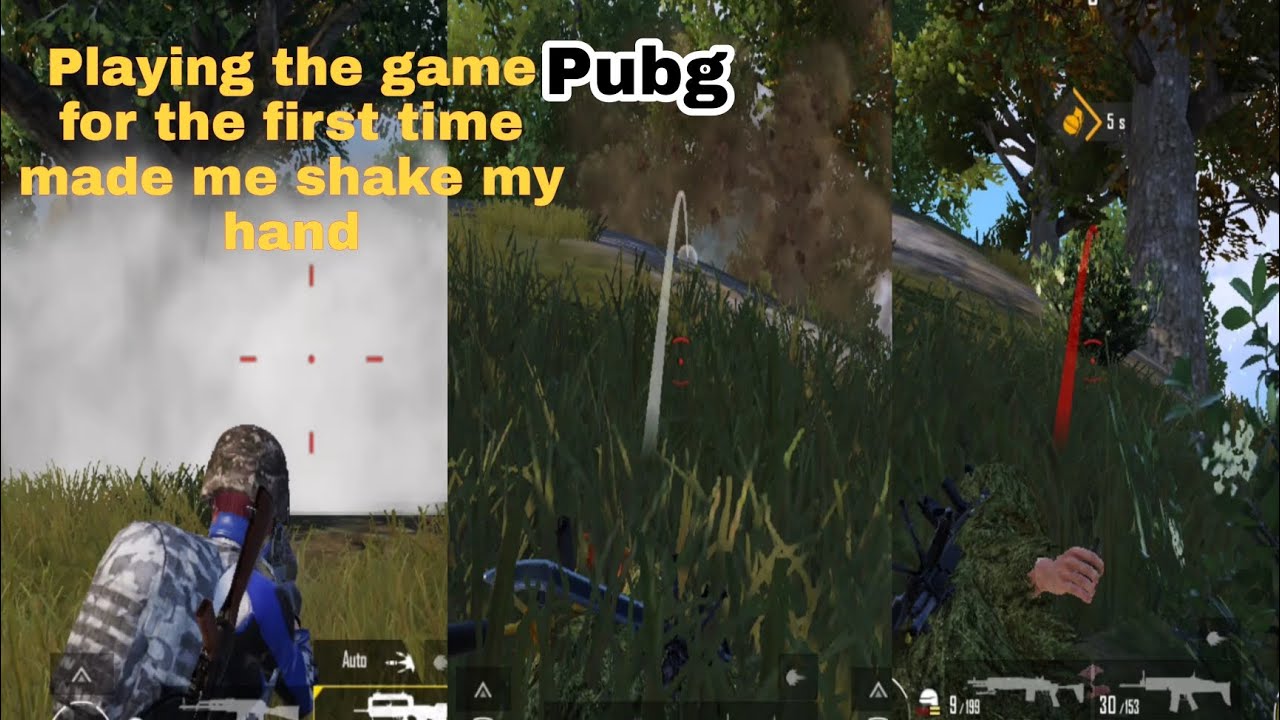 លេងហ្គេមPUBGលើកដំបូងធ្វើឲខ្ញុំញ័រដៃ /Playing the game for the first ...