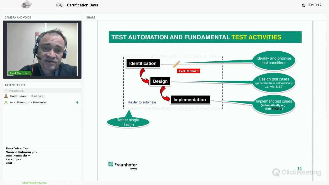 iSQI Certification Days, November 2017, Day 4, ISTQB® Advanced (2/2 ...
