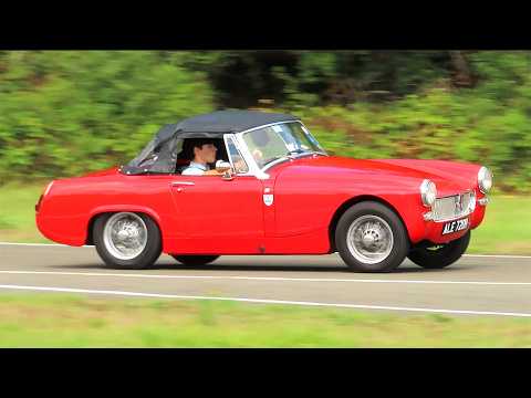 Driving my 1969 MG Midget at Curborough Sprint Course!
