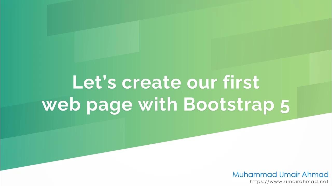 12 - Bootstrap5 Class 1 | Introduction | Installation | Layout | Breakpoints | Muhammad Umair ...