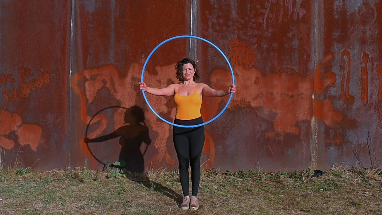 Hula hoop exercise routine for abs | Intermediate | Fancy footwork ...