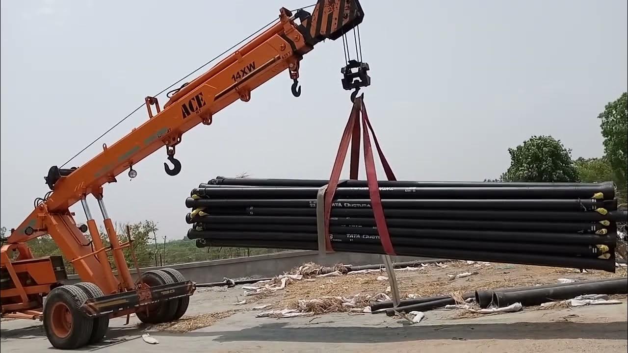 DI PIPE HYDRA SE UNLOADING KRTE HUYE - YouTube