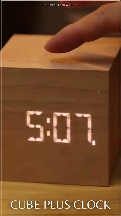 Timeless Elegance with Cube Plus Clock | Bamboo Entwined | - YouTube