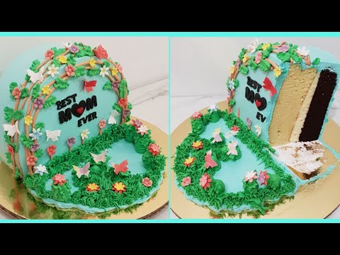 SIDEWAYS CAKE | Mother's Day Cake | Nakatagilid na cake - YouTube