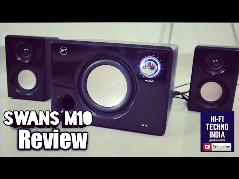 Swans M10 - 2.1 speaker - Review - YouTube