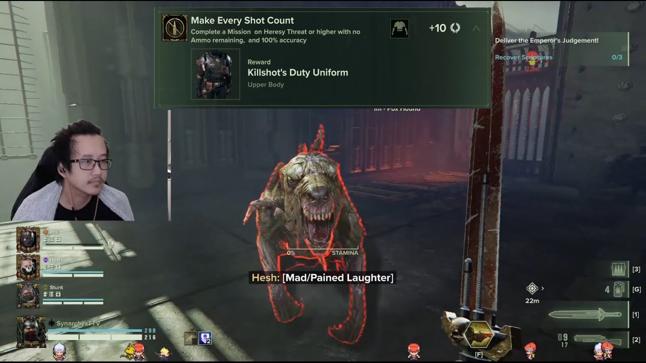 Synarchyx's How to get "Make Every Shot Count" Penance. Darktide - YouTube