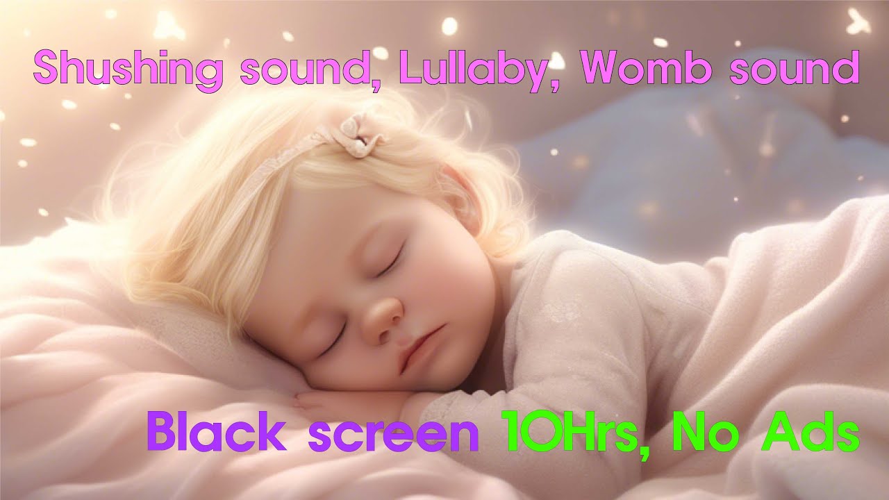 Shushing by mom, womb sound will help your child to fall a sleep faster ...