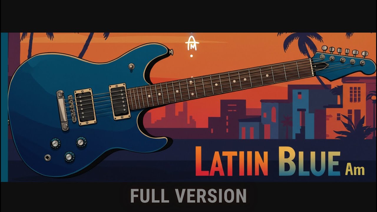 Latin Blue | Am Aeolian | Full Track - Backing Track | 80bpm - YouTube
