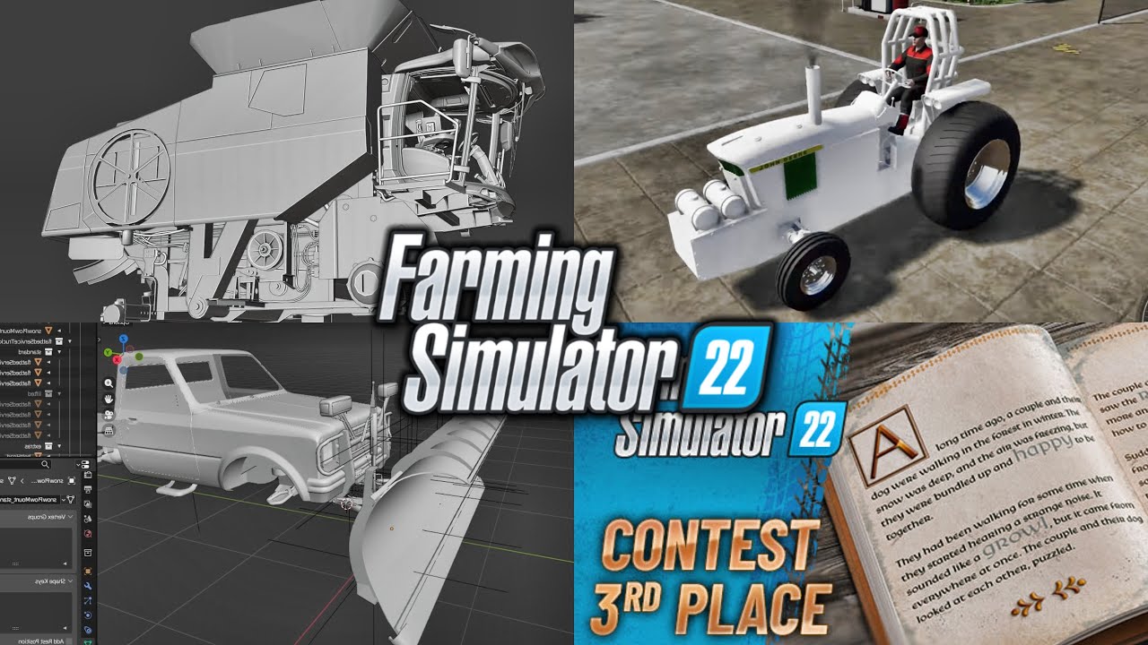 Farm Sim News - JD 4020 Pulling Tractor, Gleaner S9, Service Truck ...
