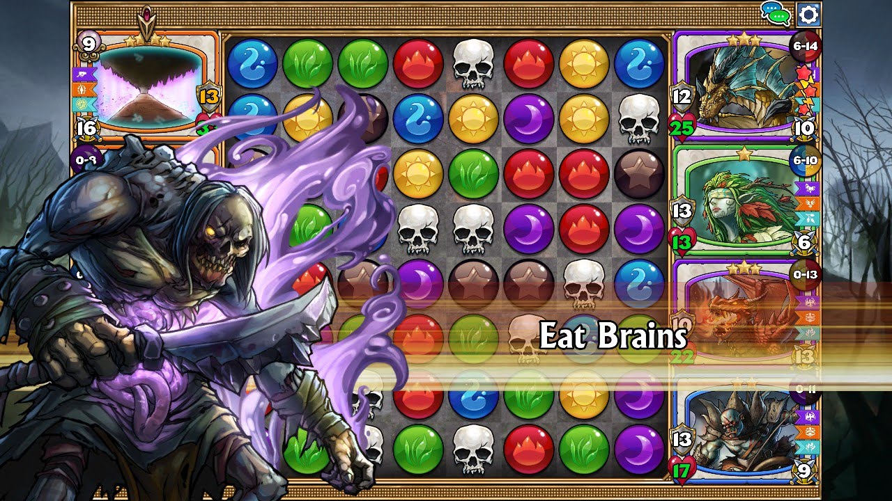 Gems of War - Single-Mana Undead Team - YouTube