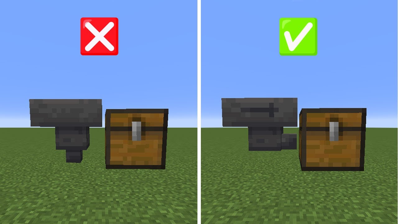 How to connect a hopper to a chest in Minecraft - YouTube