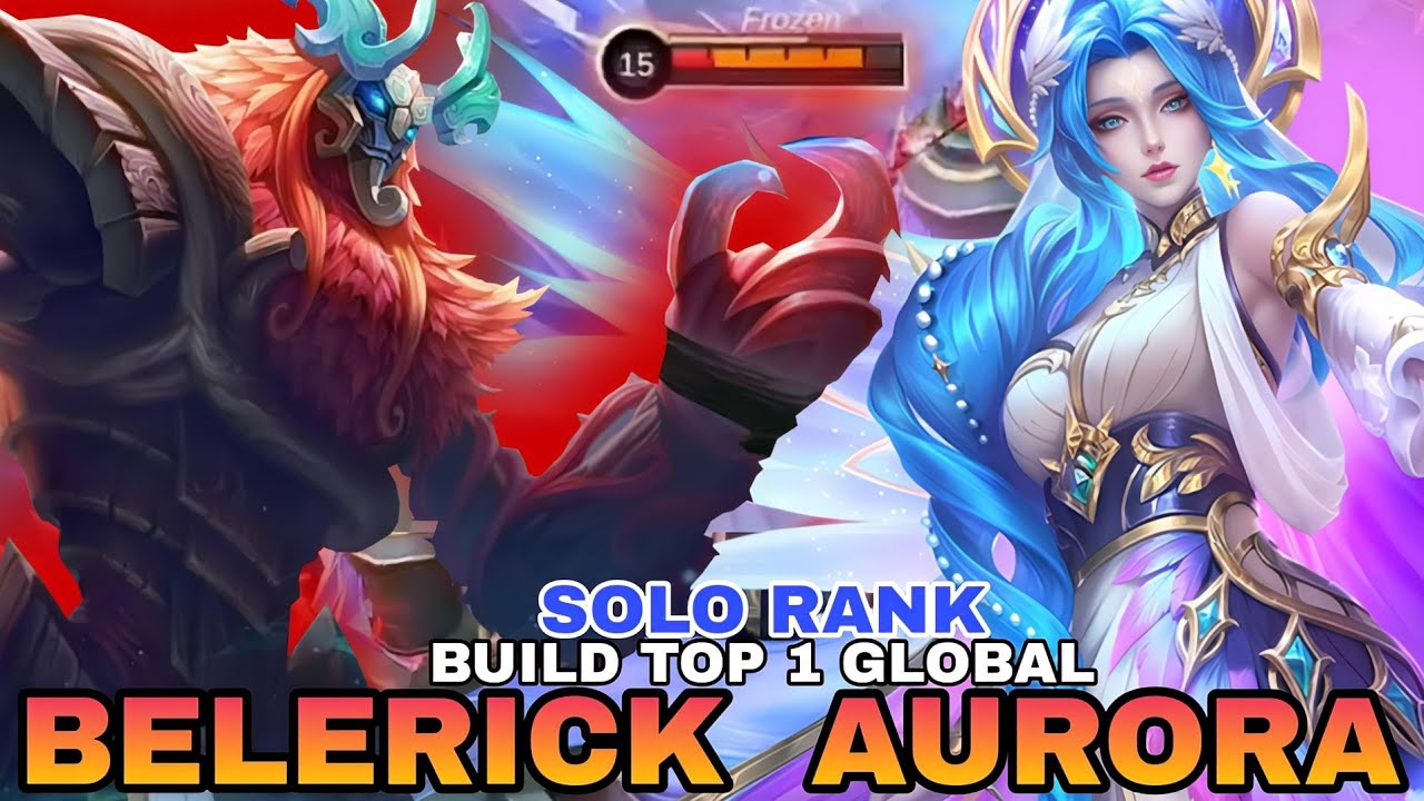 BELERICK & AURORA BEST BUILD AND EMBLEM | SOLO RANK BELERICK & AURORA ...