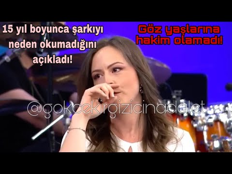 Gerçek Gökçe Kırgız göz yaşlarını tutamadı “ Kalbime Gömerim” şarkısını neden söylemediğini açıkladı