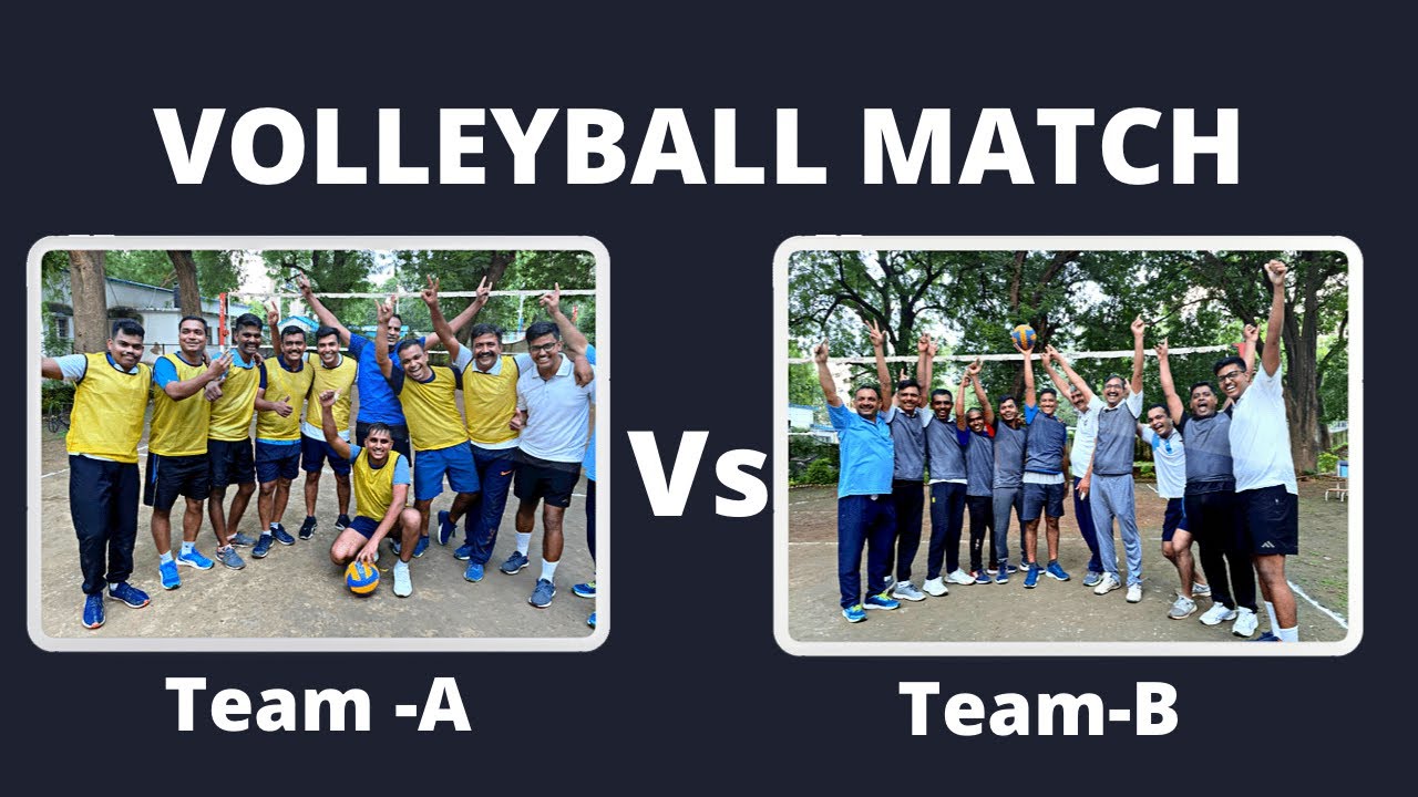 Volleyball Match | Fun | Farewell Match - YouTube