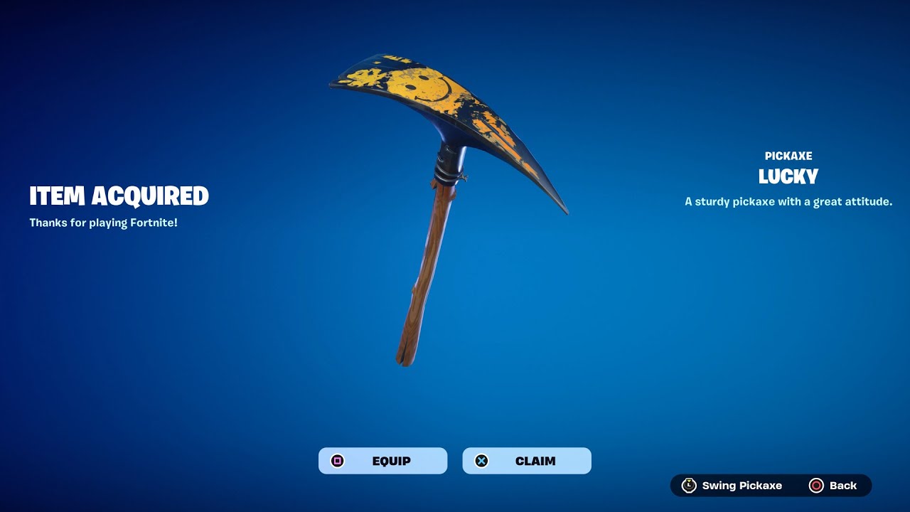 How To Get Lucky Pickaxe FREE In Fortnite! (Free Lucky Pickaxe) - YouTube