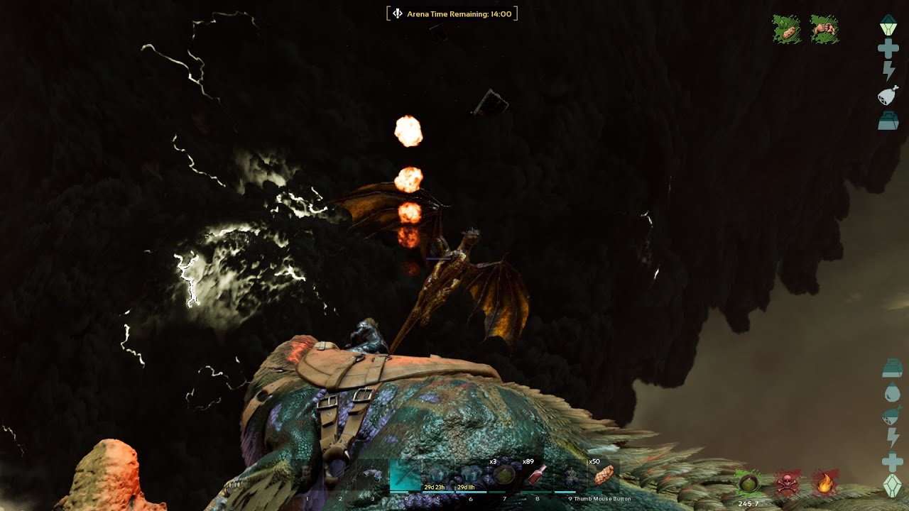 Beta Dragon with only two therizino. ARK: Survival Ascended [Official ...