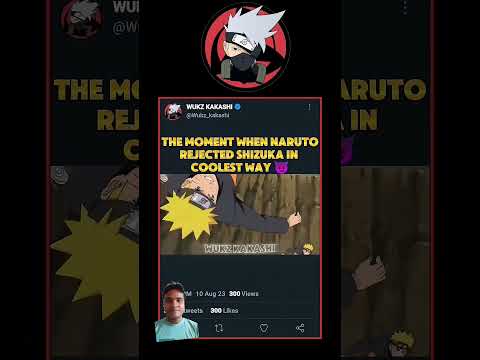 The moment when Naruto reject in way || #naruto - YouTube