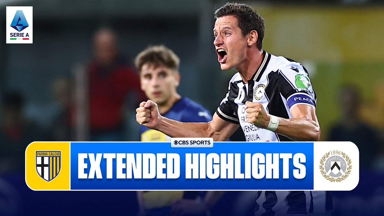 Parma Vs Udinese Extended Highlights Serie A Cbs Sports Golazo