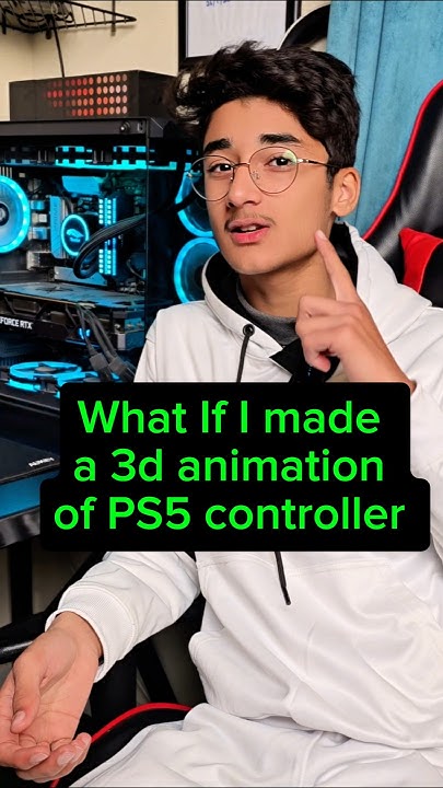 What if I made a 3d Animation of PS5 Controller in Blender #3dads # ...
