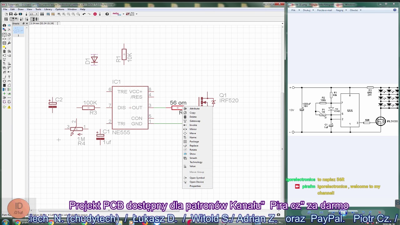 Stroboskop LED na Kanale Diy TV - YouTube