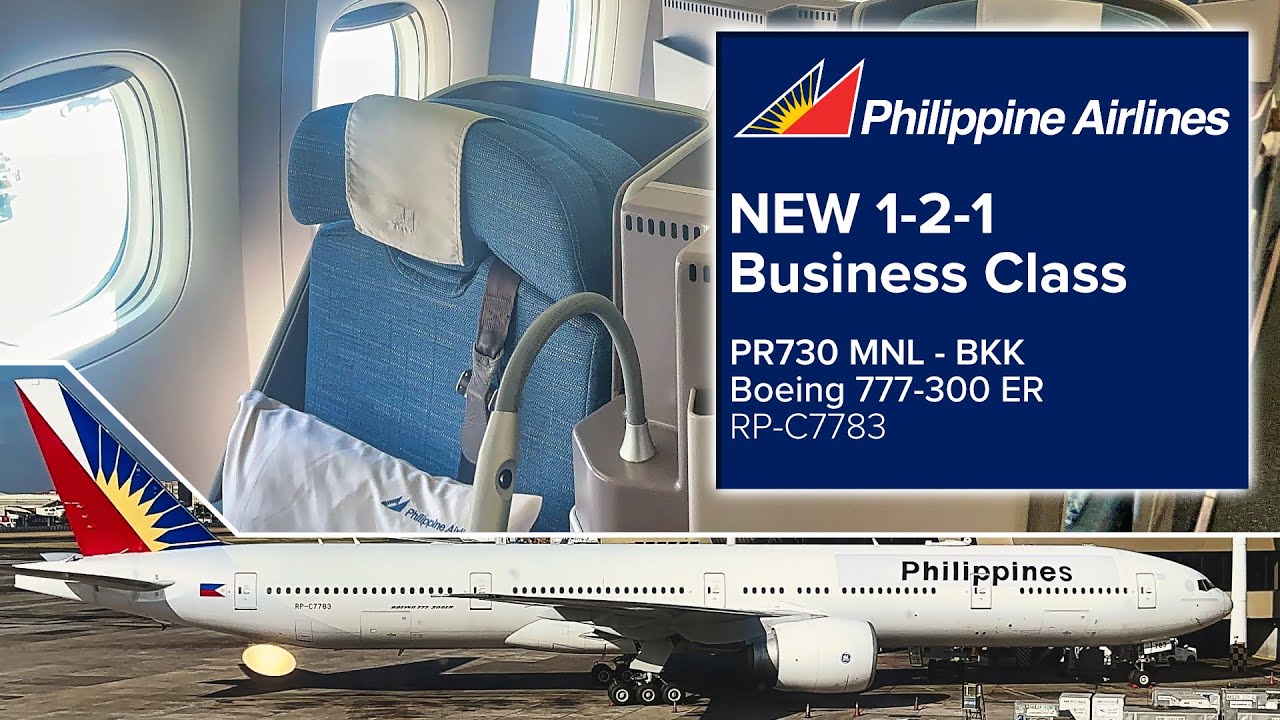 PAL’s NEWEST 1-2-1 Boeing 777 Business Class | RP-C7783 (Ex-Garuda) PR ...