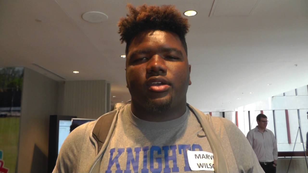 Marvin Wilson interview at 5-Star Challenge - YouTube