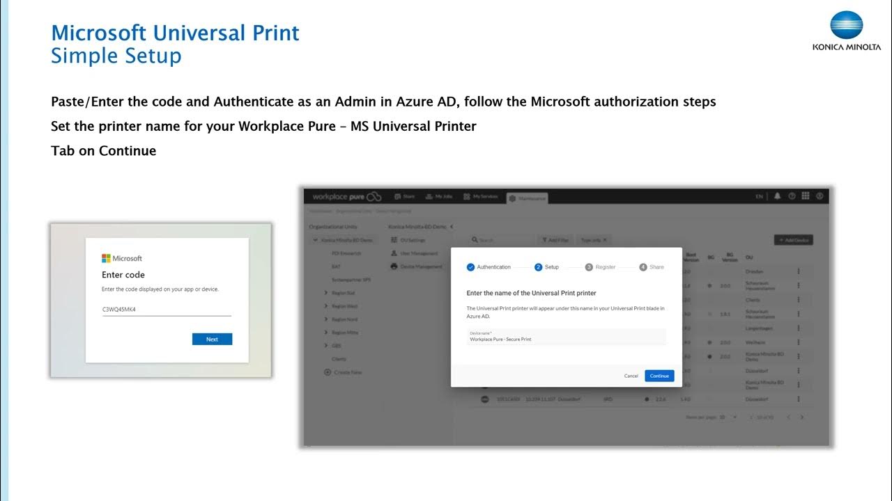 Workplace Pure Tutorial: How to set-up Microsoft Universal Print - YouTube