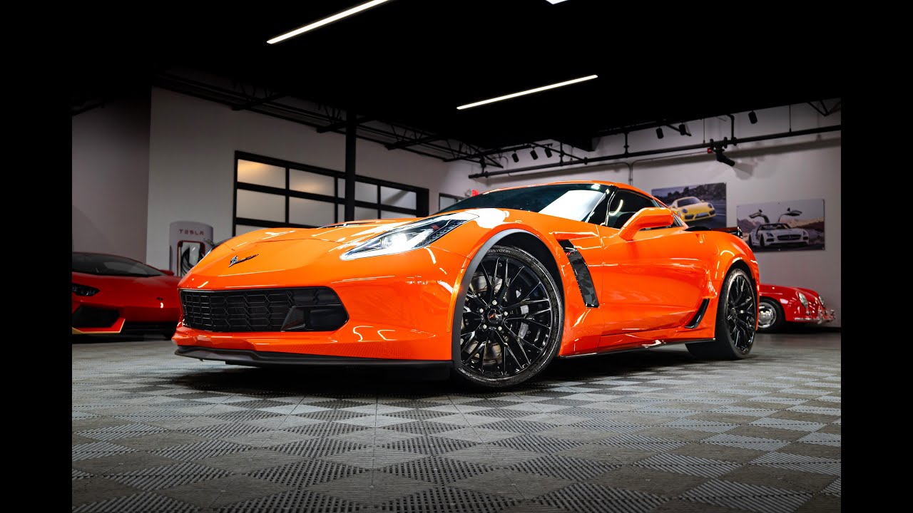 2019 Corvette Z06! Rare Sebring Orange Tintcoat! 7 Speed Manual! 6.2L ...