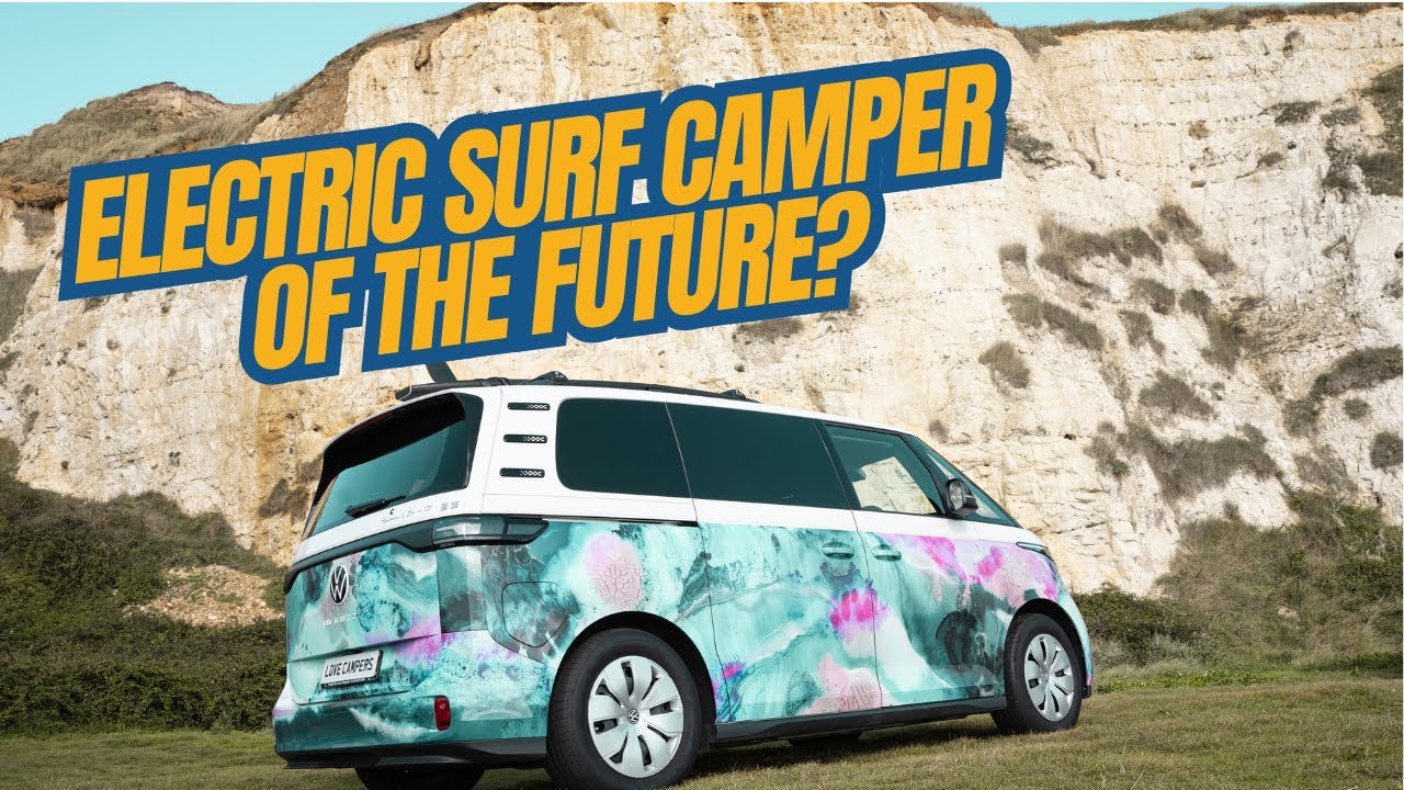 VW ID Buzz Camper Design - Electric Surf Van of the Future?! - YouTube