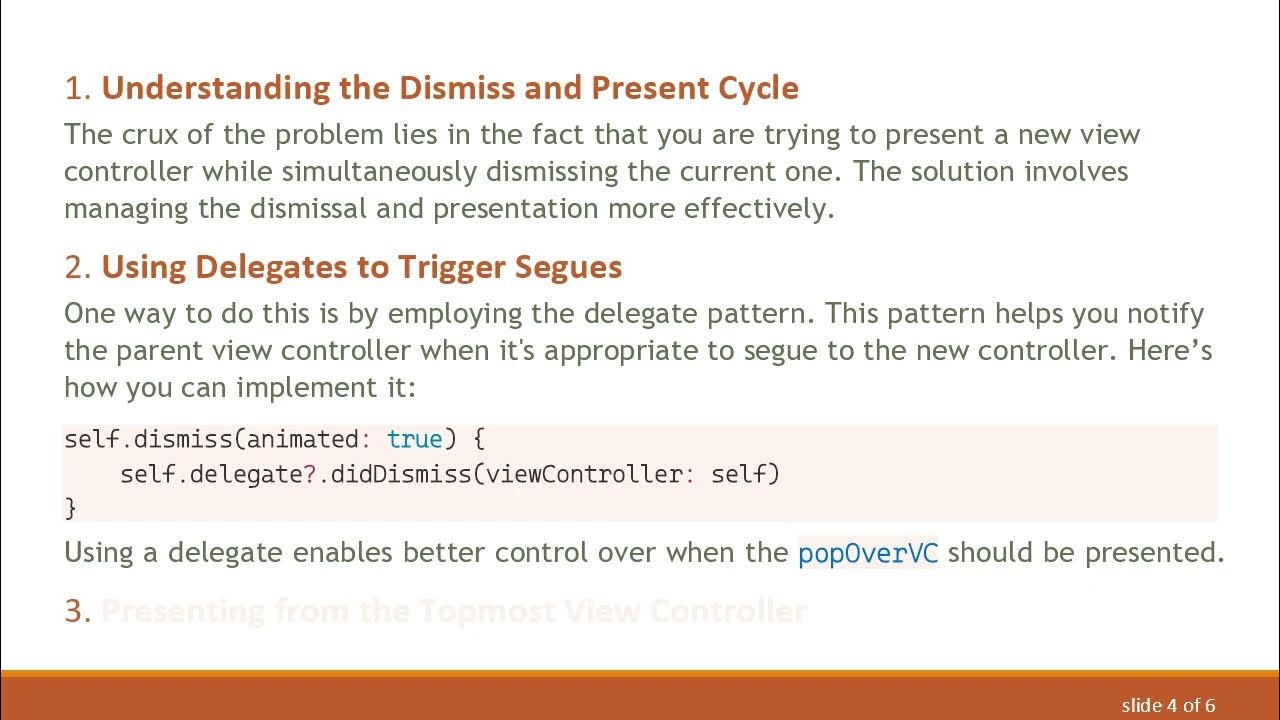 Mastering Segue Logic in Swift: How to Navigate Between View Controllers without Layers - YouTube