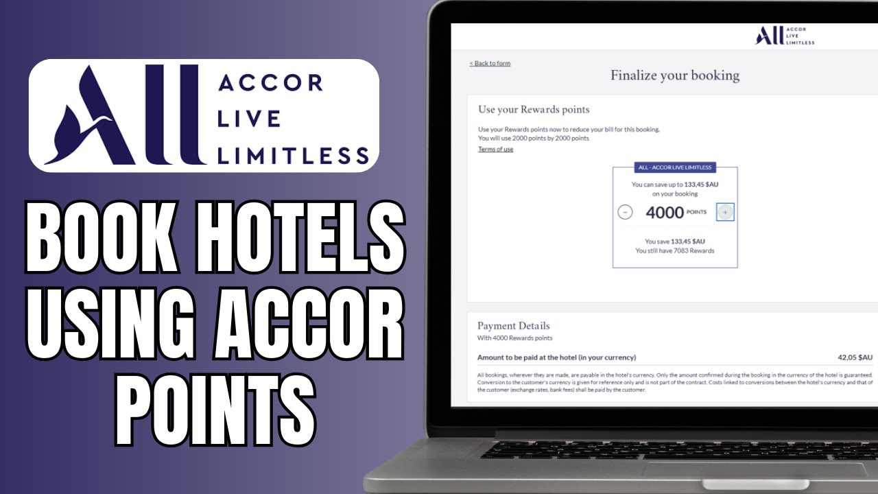 How To Book Totels Using Accor Points - YouTube
