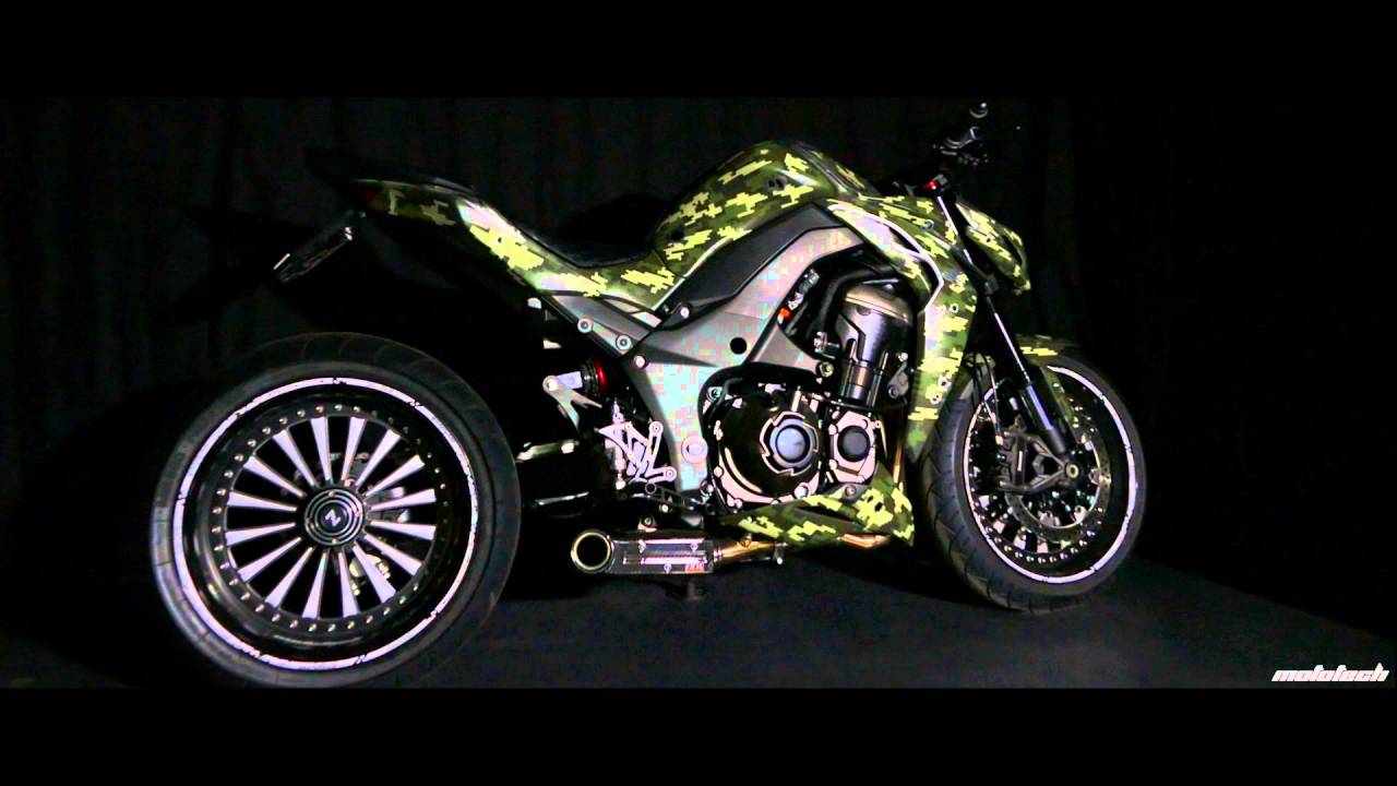 Kawasaki Z1000 Custom by PLANZERFILMS - YouTube